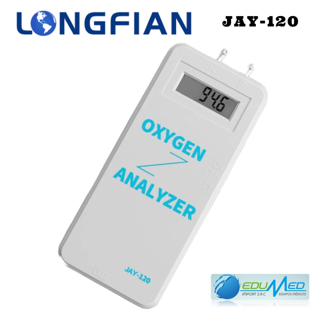ANALIZADOR DE OXIGENO LONGFIAN JAY-120 - EDUMED SAC