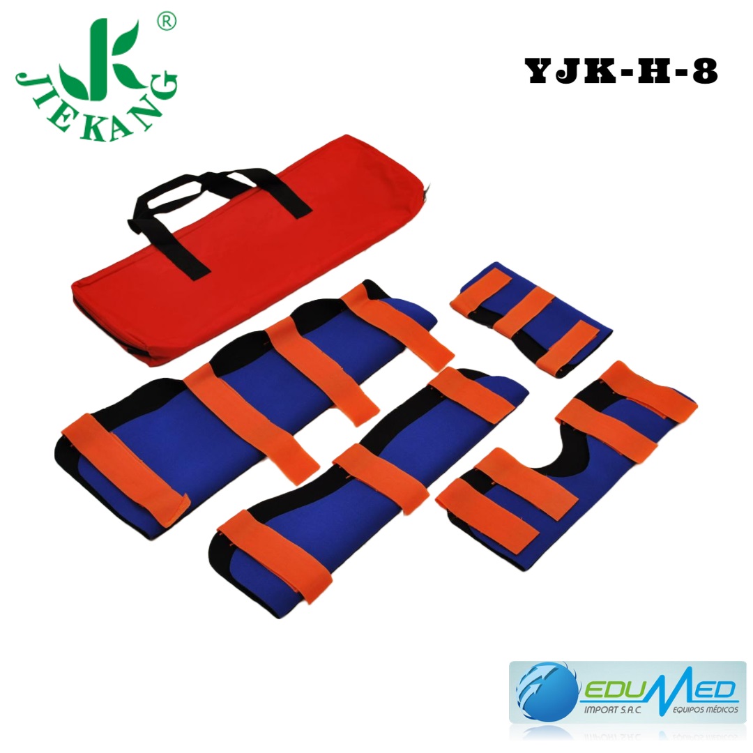 KIT DE FERULA RIGIDA JIEKANG YJK-H-8 - EDUMED SAC