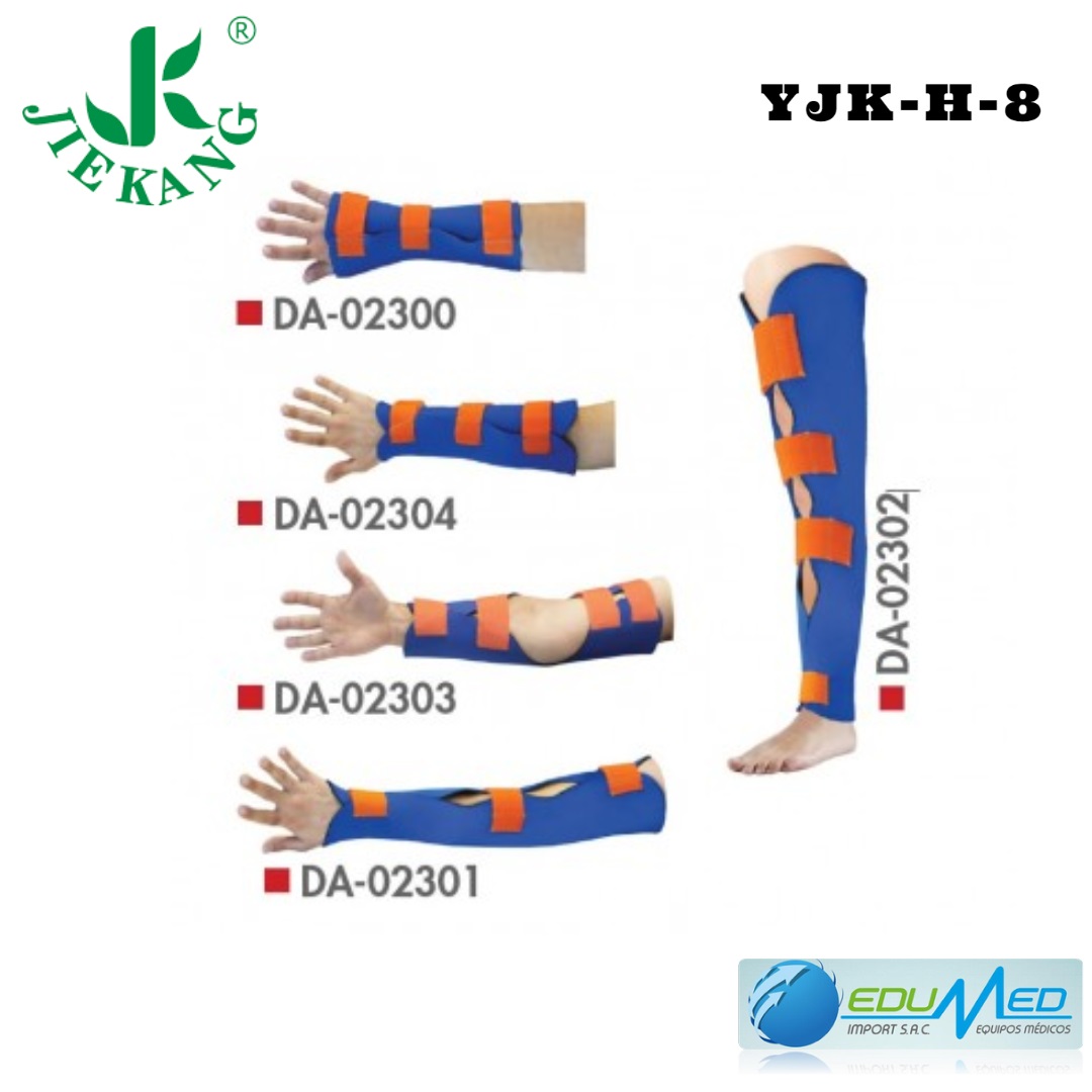 KIT DE FERULA RIGIDA JIEKANG YJK-H-8 - EDUMED SAC