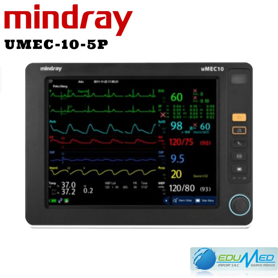 MONITOR MULTIPARAMETRO MINDRAY|UMEC-10-5P - EDUMED SAC